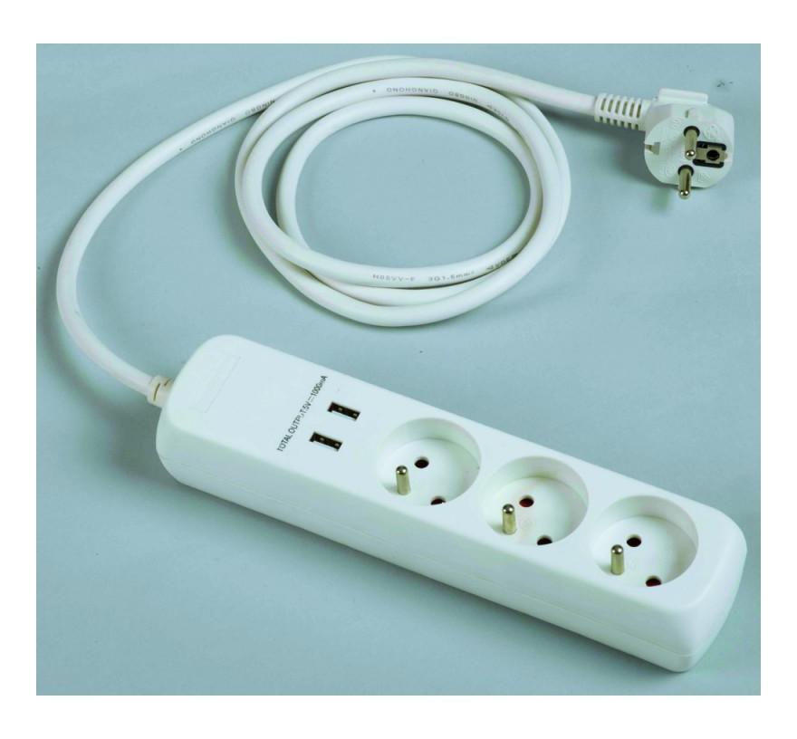 Legrand Rallonge multiprise x3 avec bloc orientable