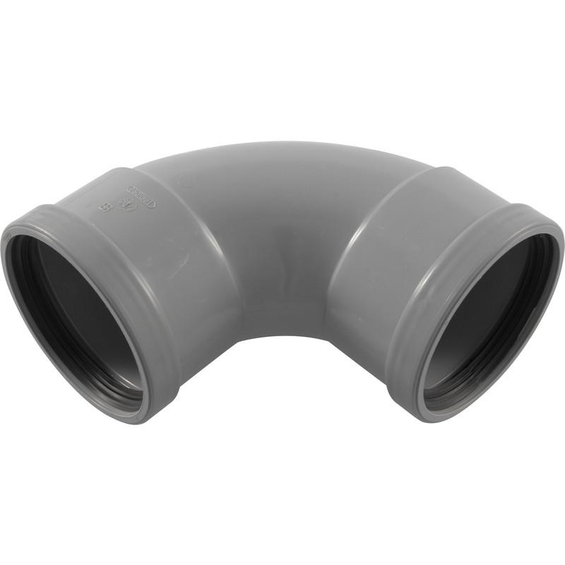 Courbe PVC manchonné 90deg Ø125mm FF